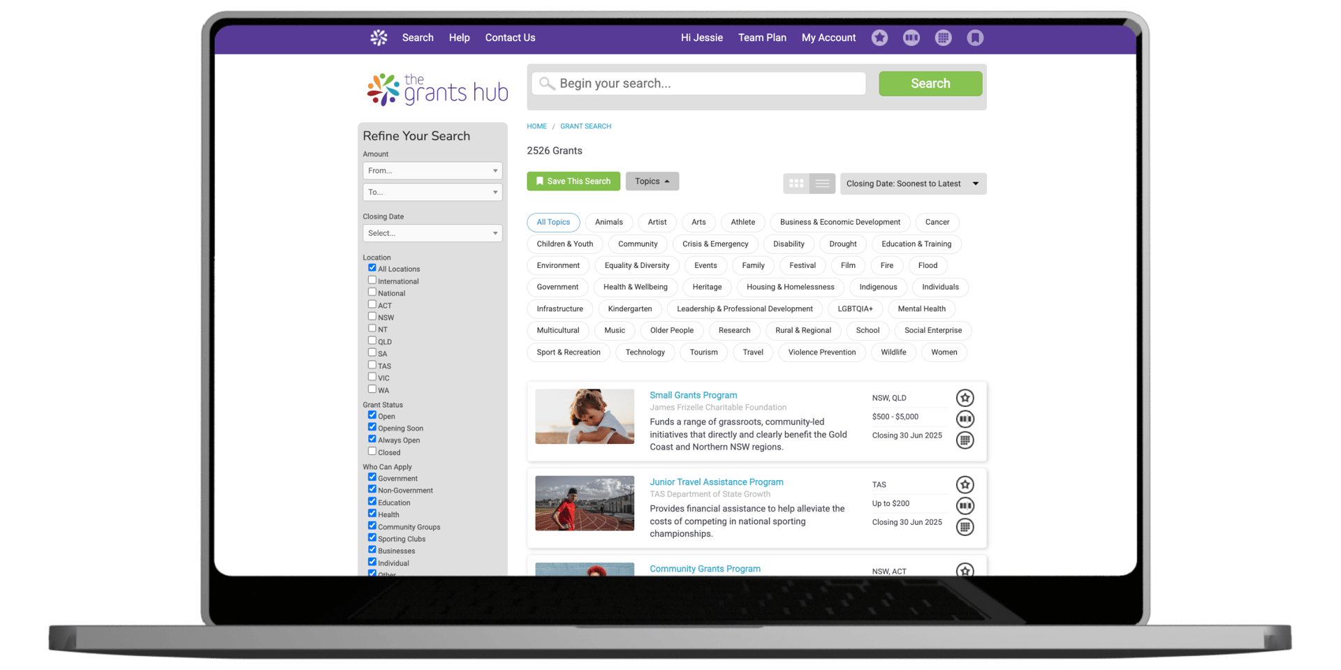 The Grants Hub - Australia's Leading Grants Directory